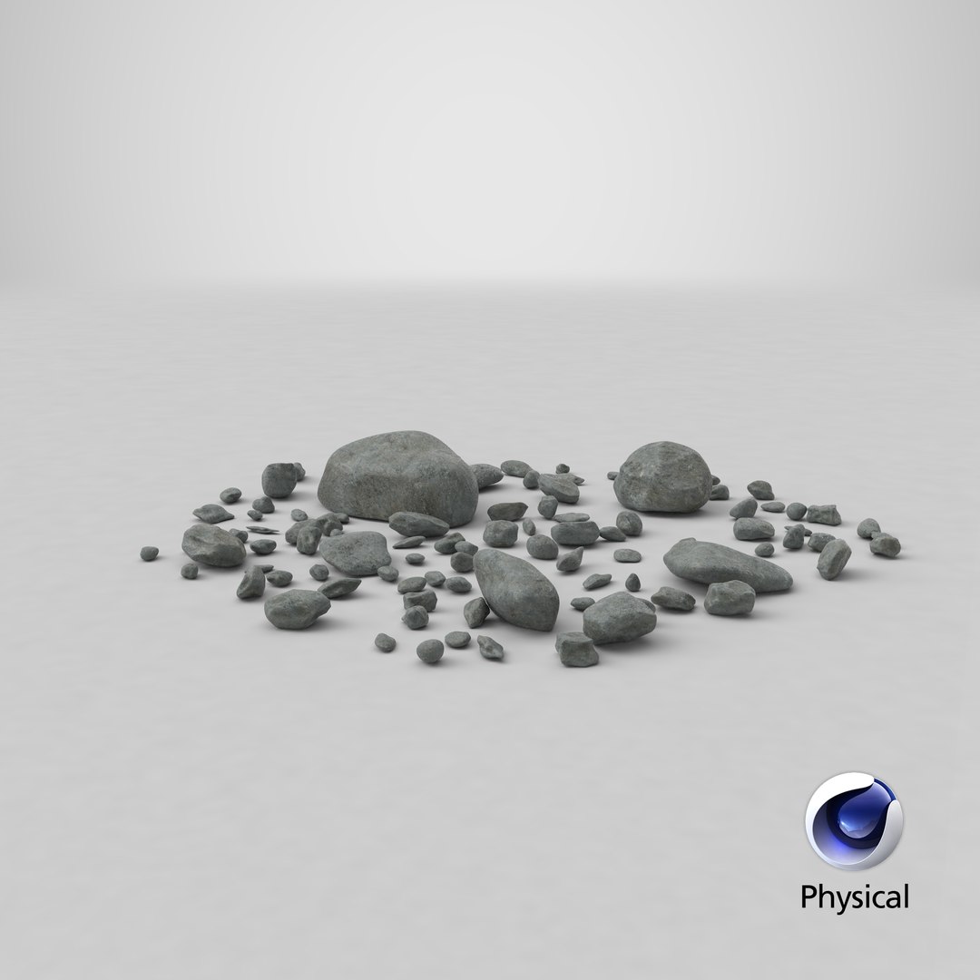 3D scattered-rocks-01 model - TurboSquid 1344463