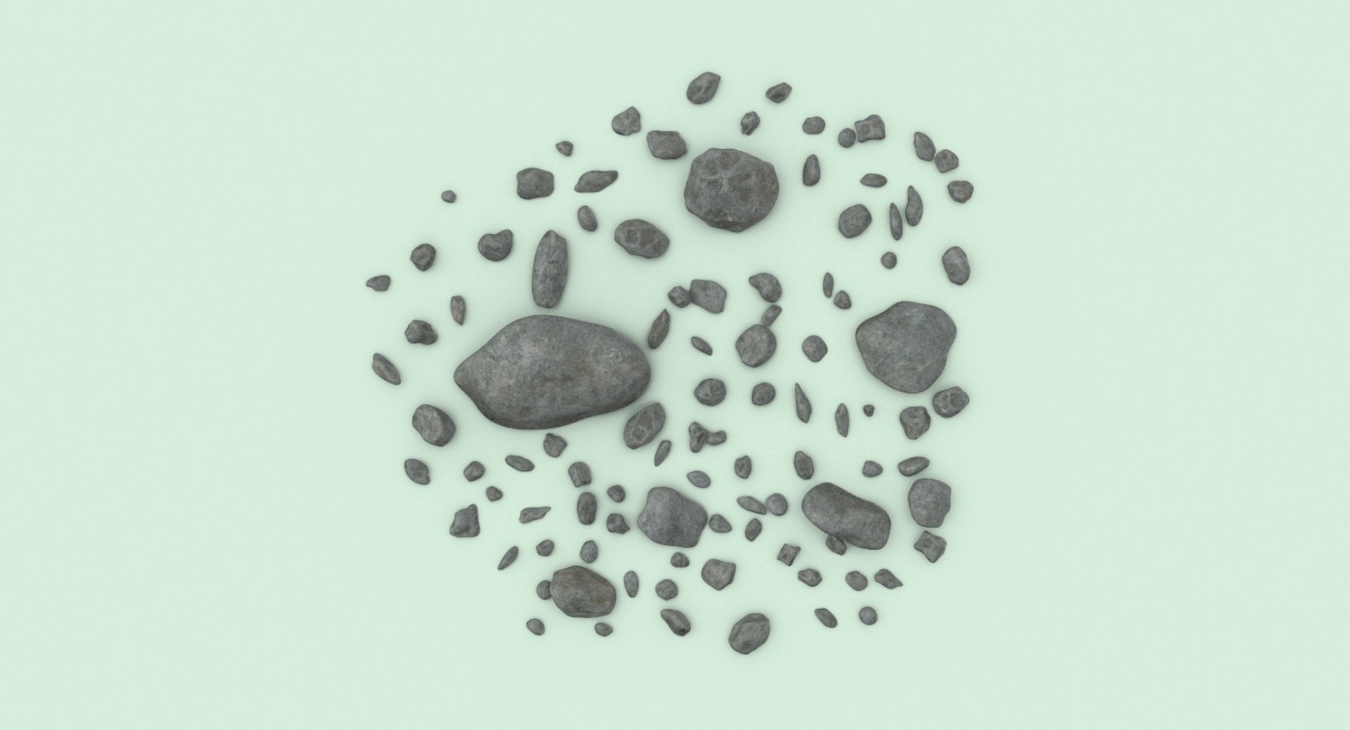 3D Scattered-rocks-01 Model - TurboSquid 1344463