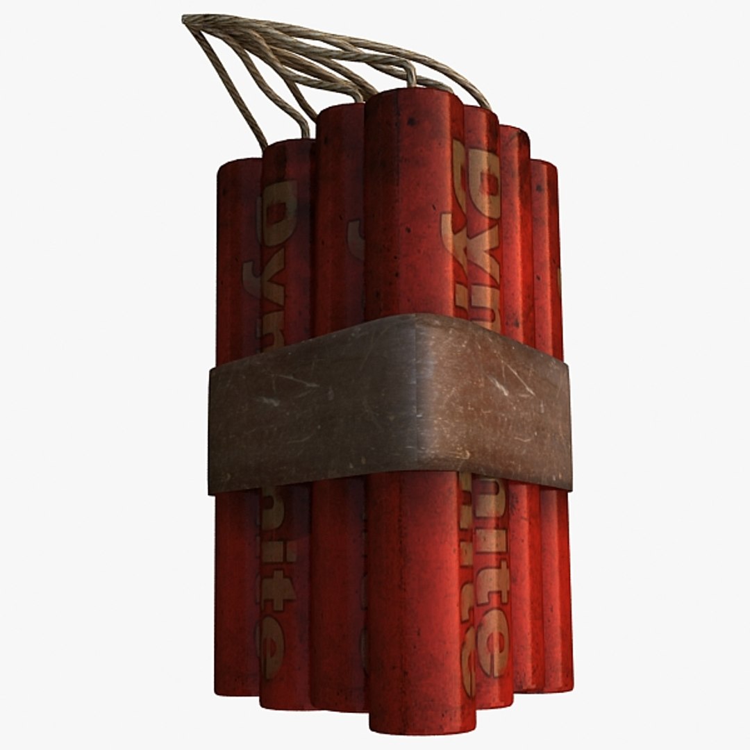 3d Dynamite Model