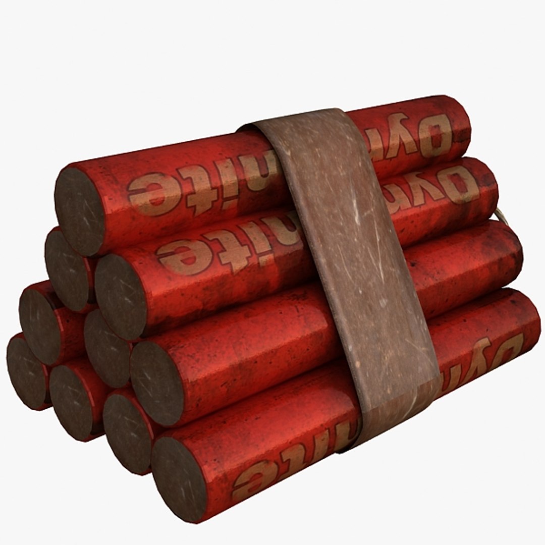 3d Dynamite Model