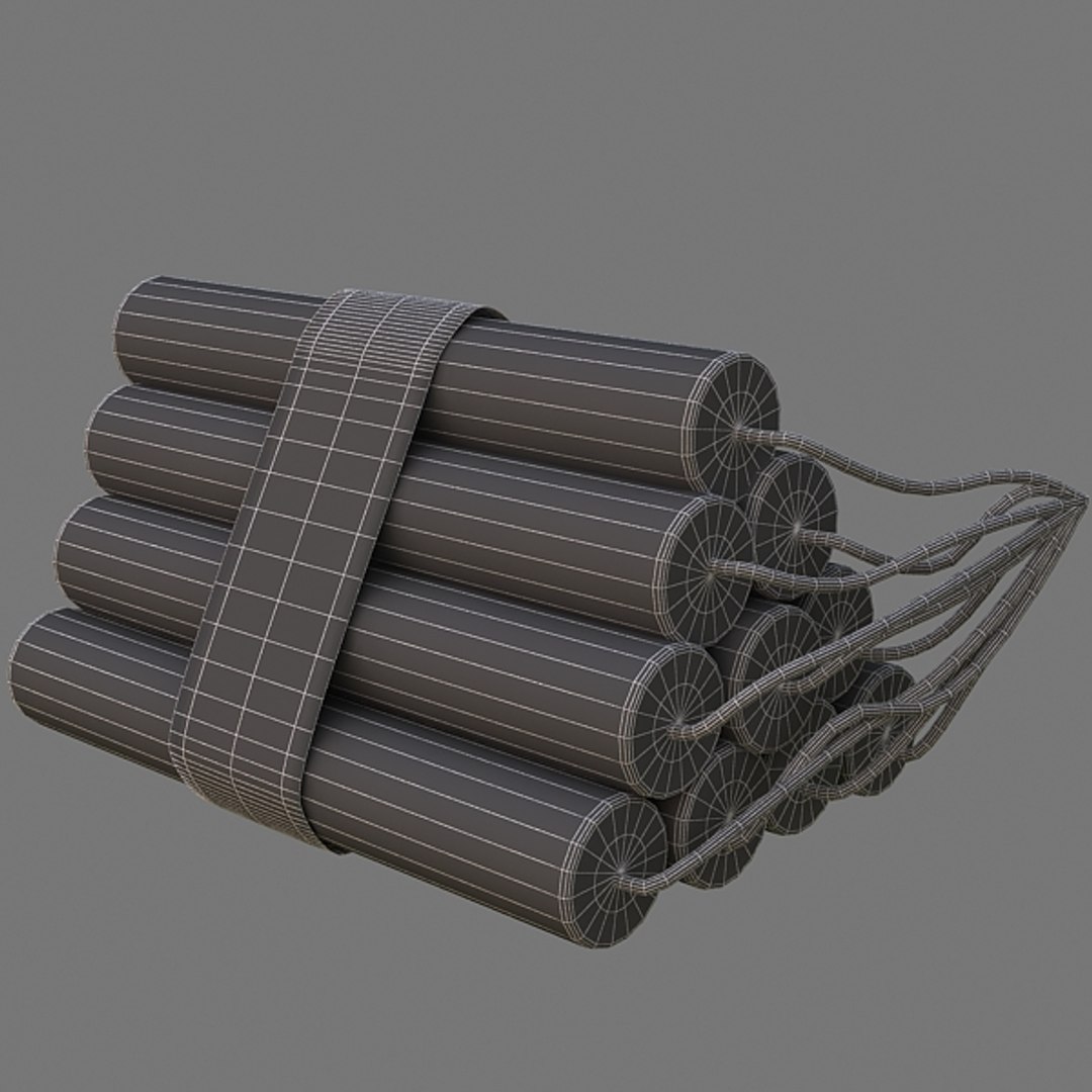 3d Dynamite Model
