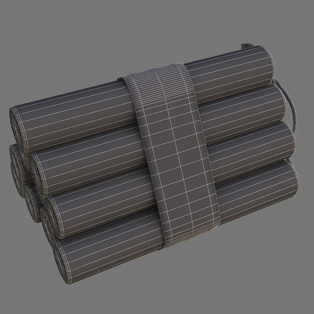 3d Dynamite Model