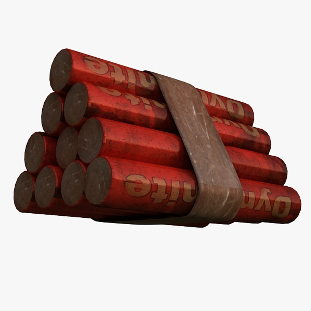 3d Dynamite Model
