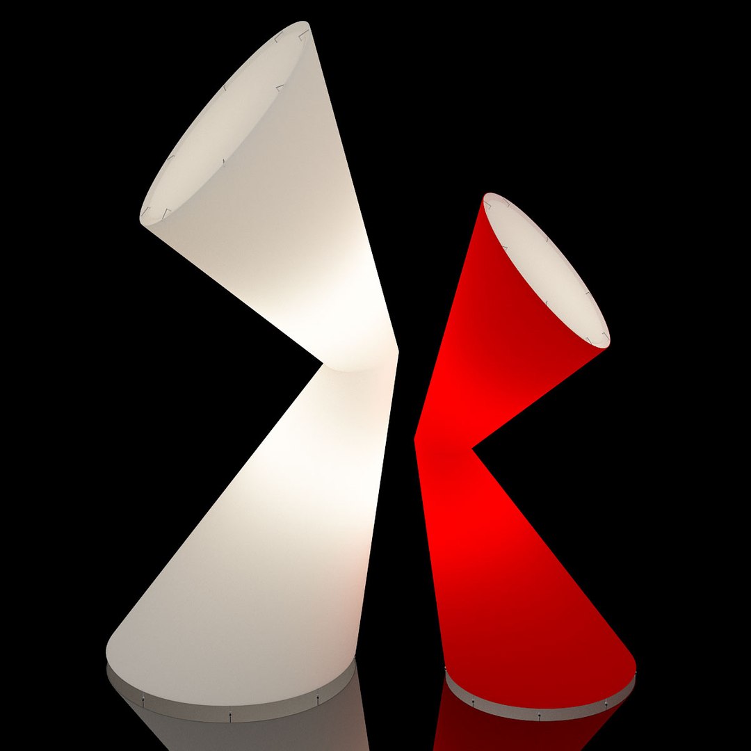 3d La Lamp Lights Model