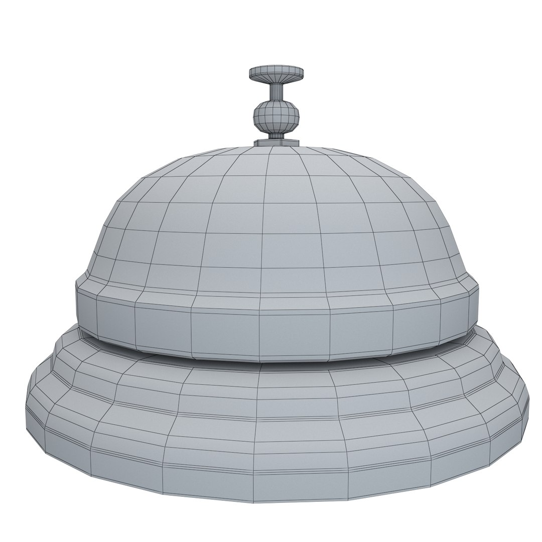 Service Bell 3D Model - TurboSquid 1367950