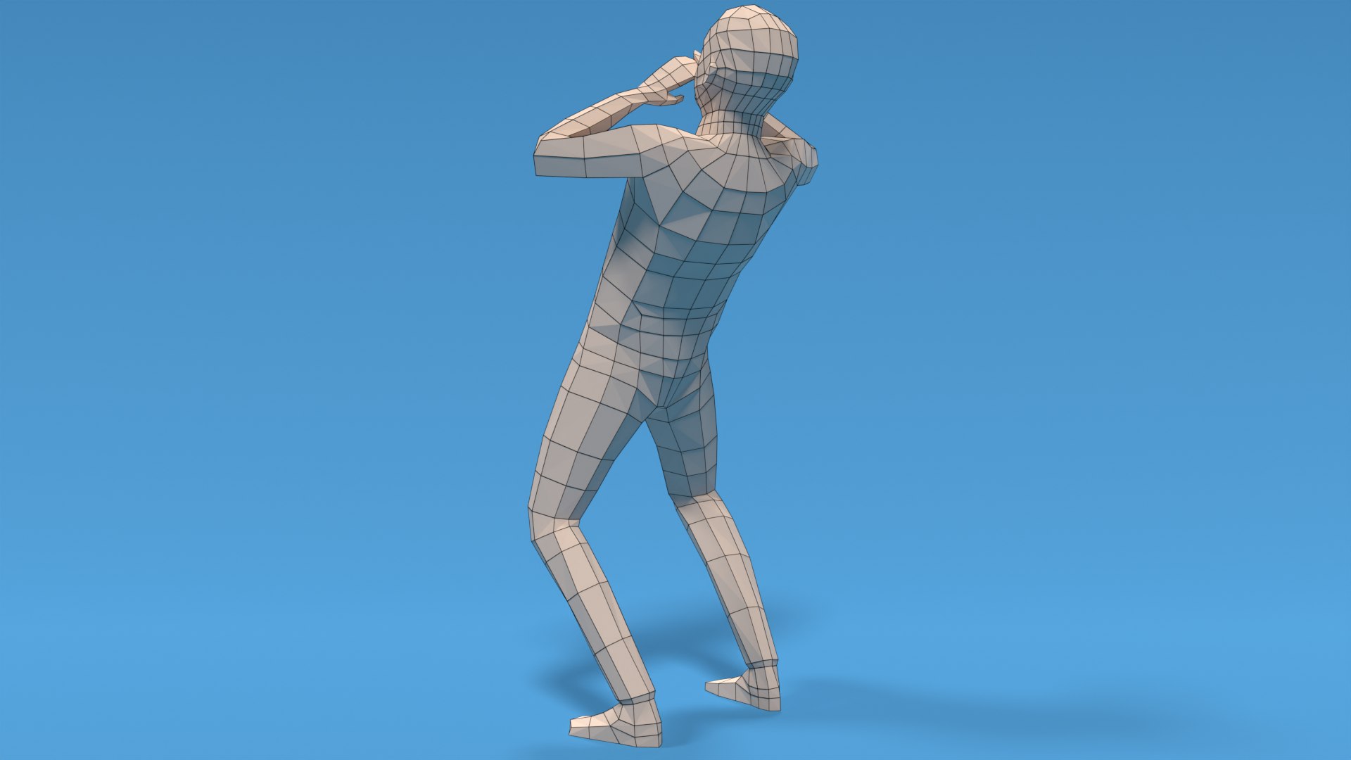 Low Poly Kid Yelling 3D Model - TurboSquid 1877395