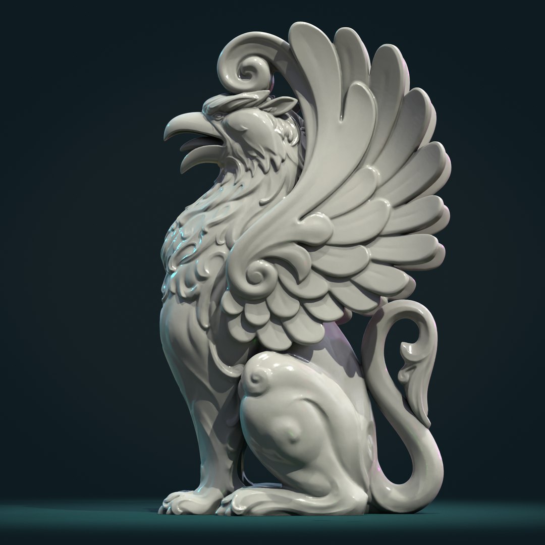 Griffon Winged 3D - TurboSquid 1984549