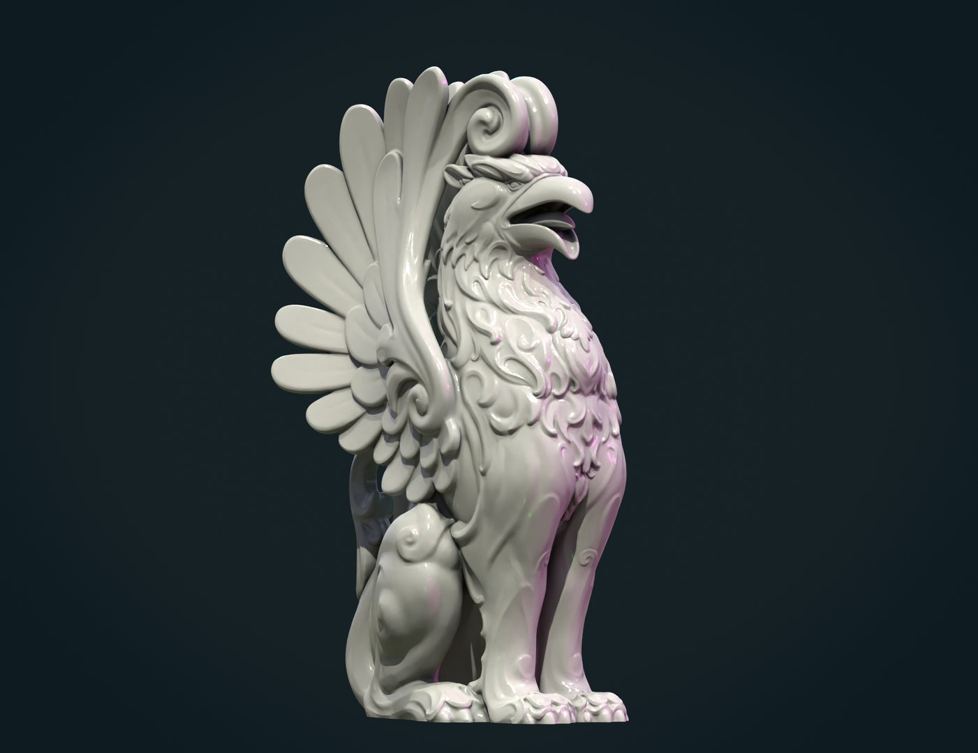 Griffon Winged 3D - TurboSquid 1984549