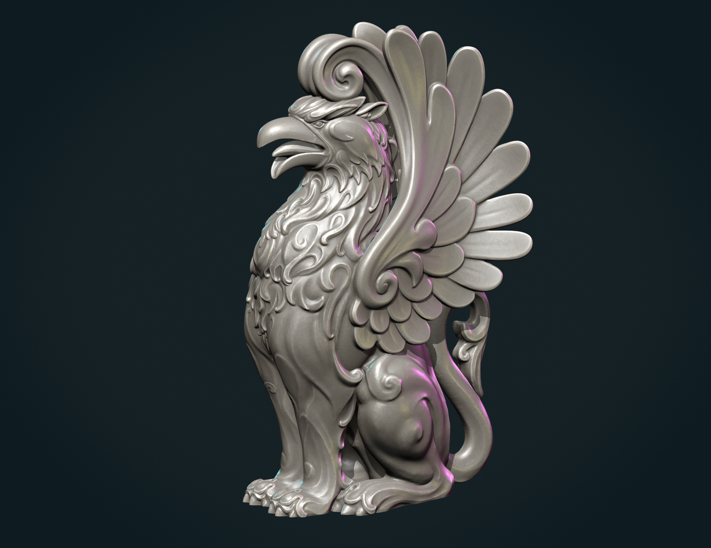 Griffon Winged 3D - TurboSquid 1984549