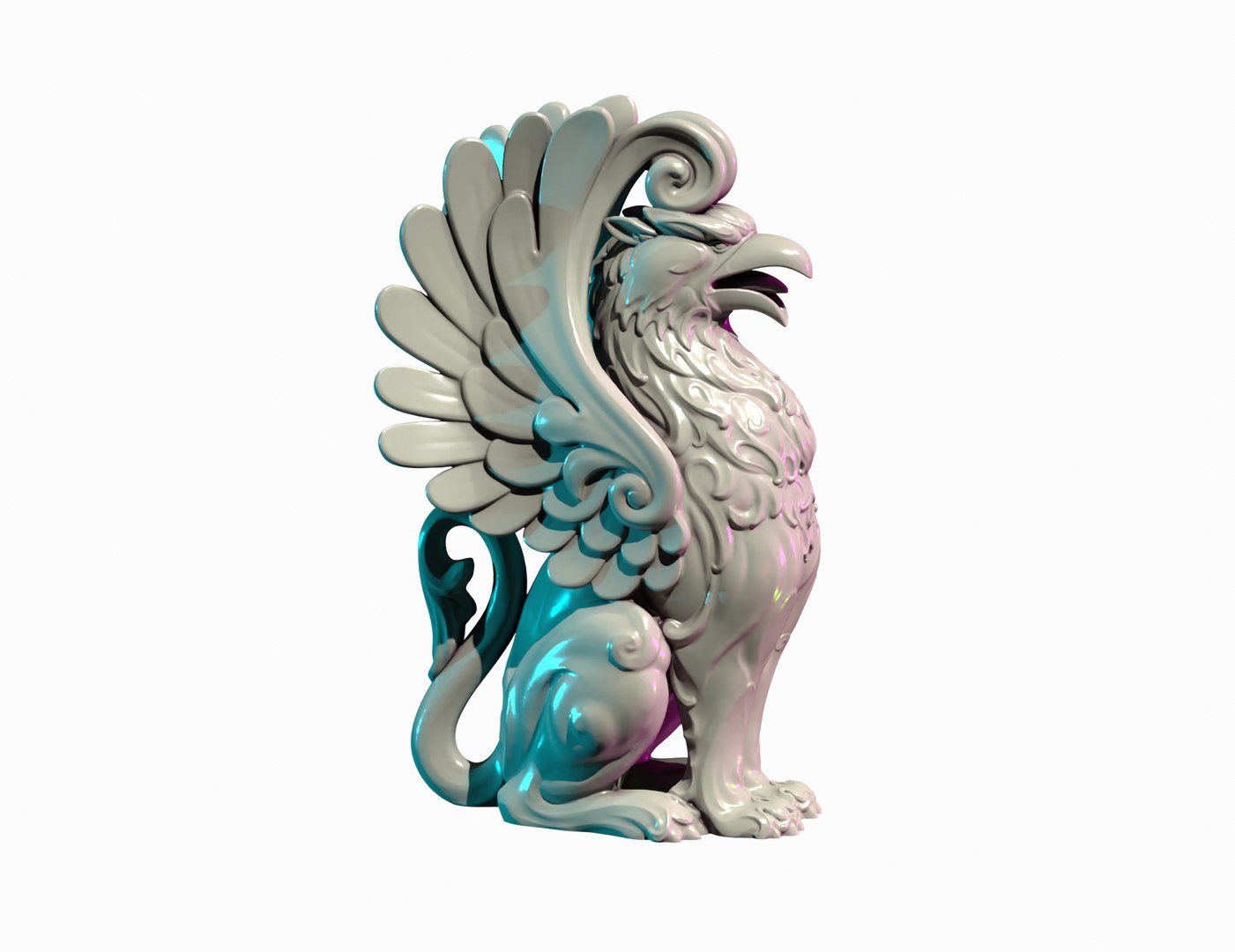 Griffon Winged 3D - TurboSquid 1984549