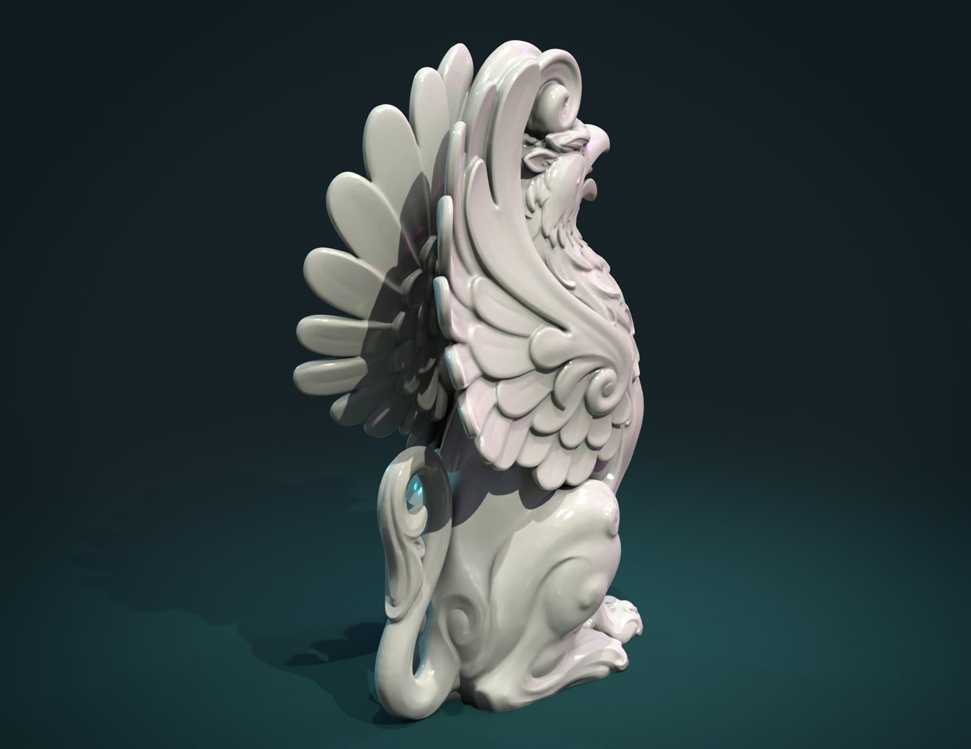 Griffon Winged 3D - TurboSquid 1984549