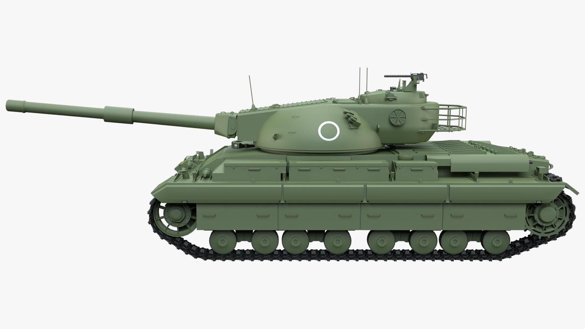 Fv 214 Conqueror 3D Model - TurboSquid 1509143