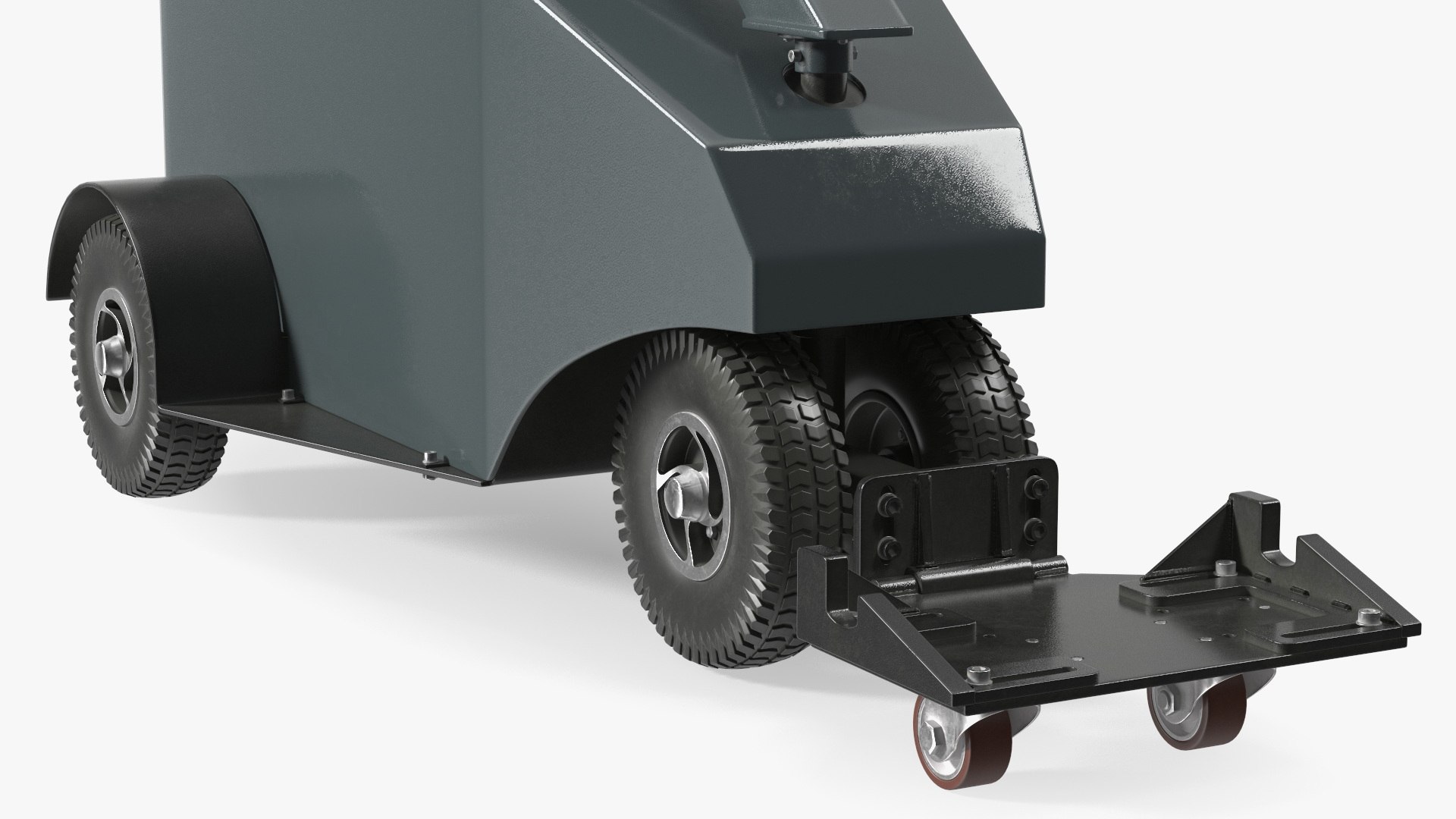 Grey Electric Tow Trolley Pusher 3D model - TurboSquid 2097561
