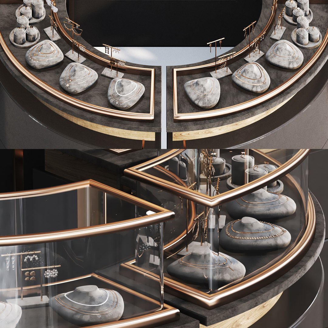 3D Jewelry Store02 Showcase Model - TurboSquid 2267530