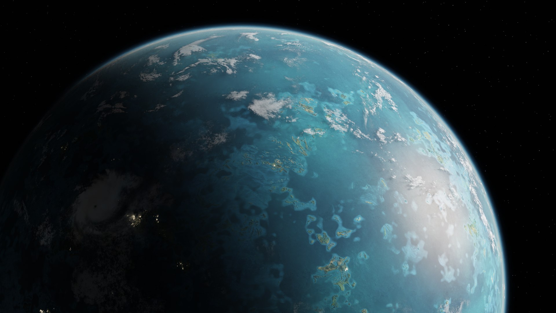 8K Alien Water Planet 6 3D model - TurboSquid 1930489