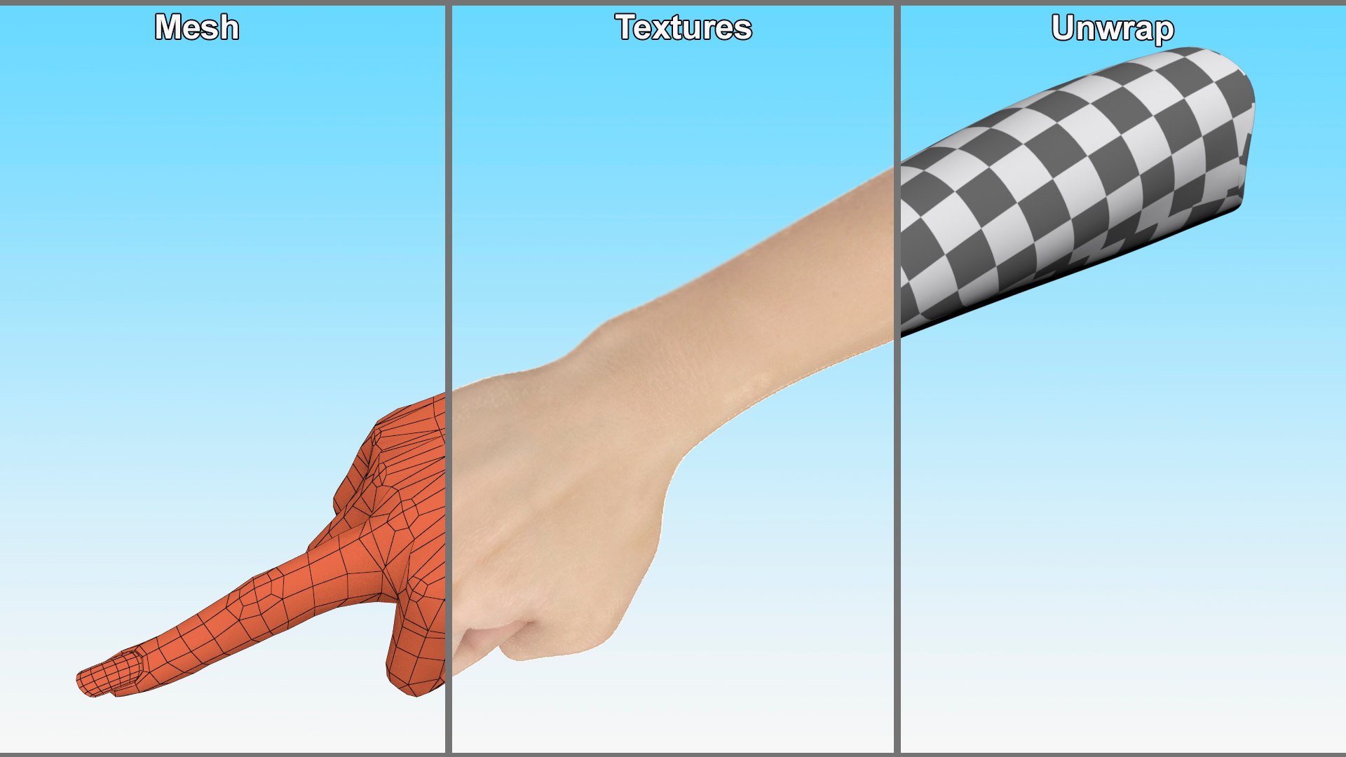 3D White Woman Hand Middle Finger Sign - TurboSquid 2193929