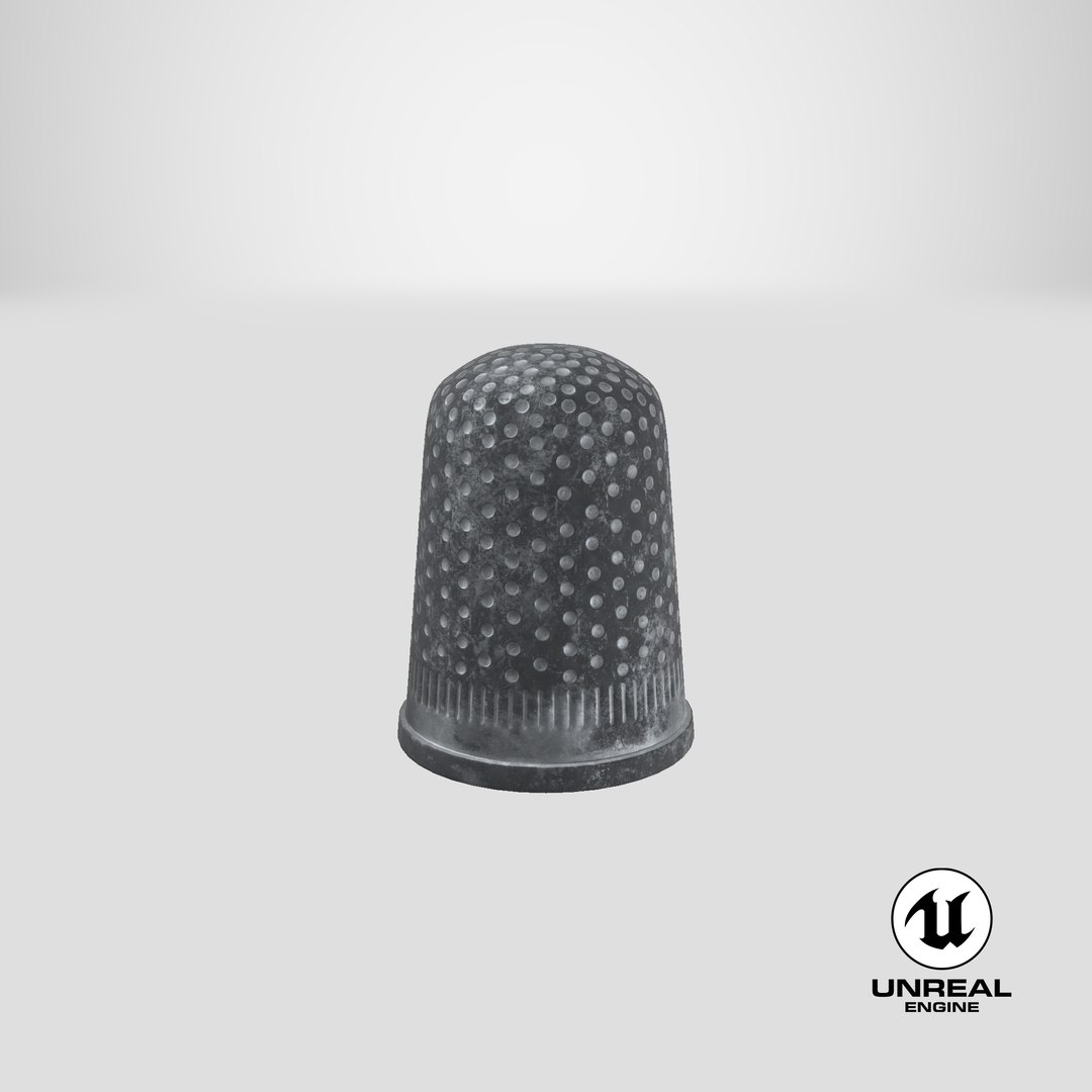 3d monopoly thimble - model