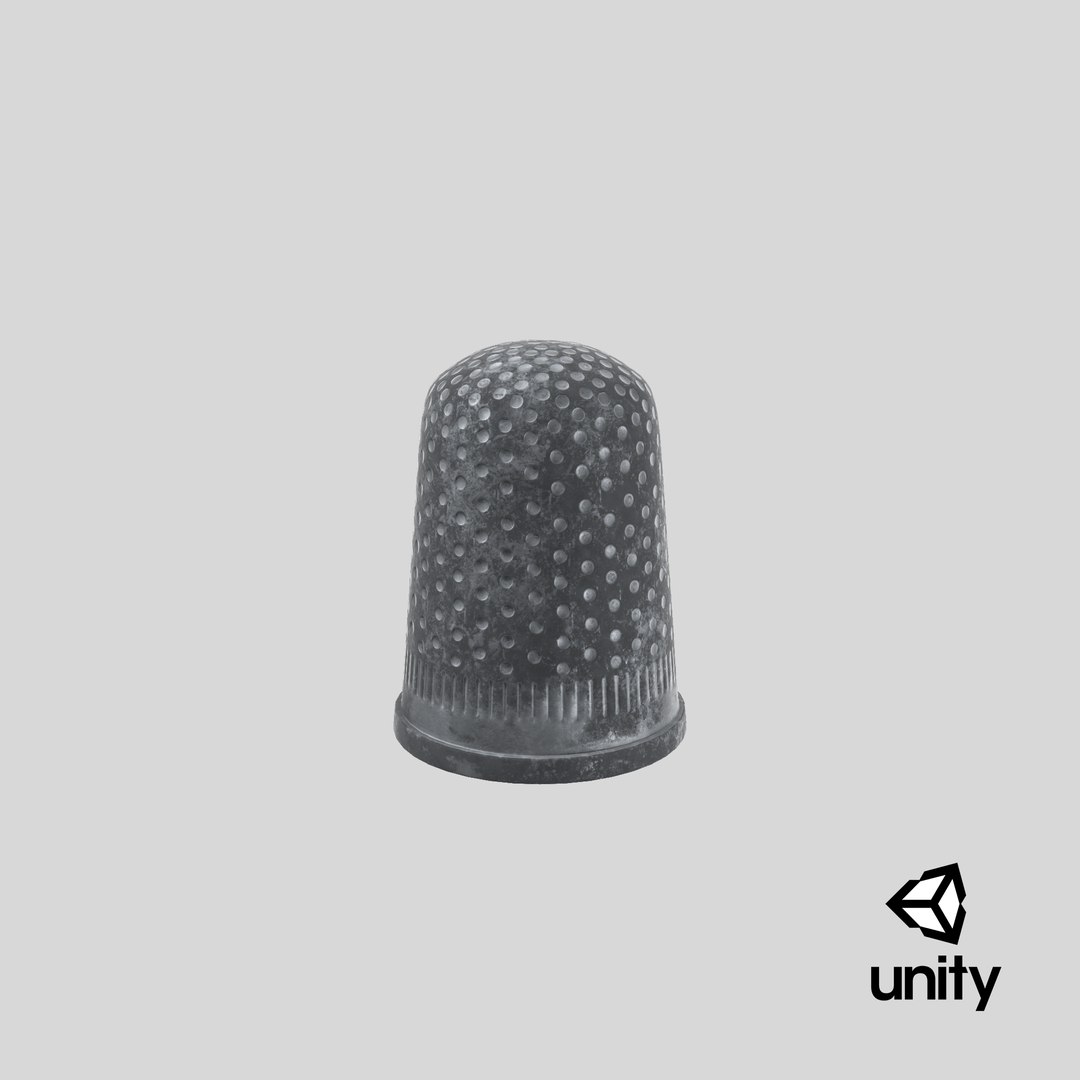 3d monopoly thimble - model