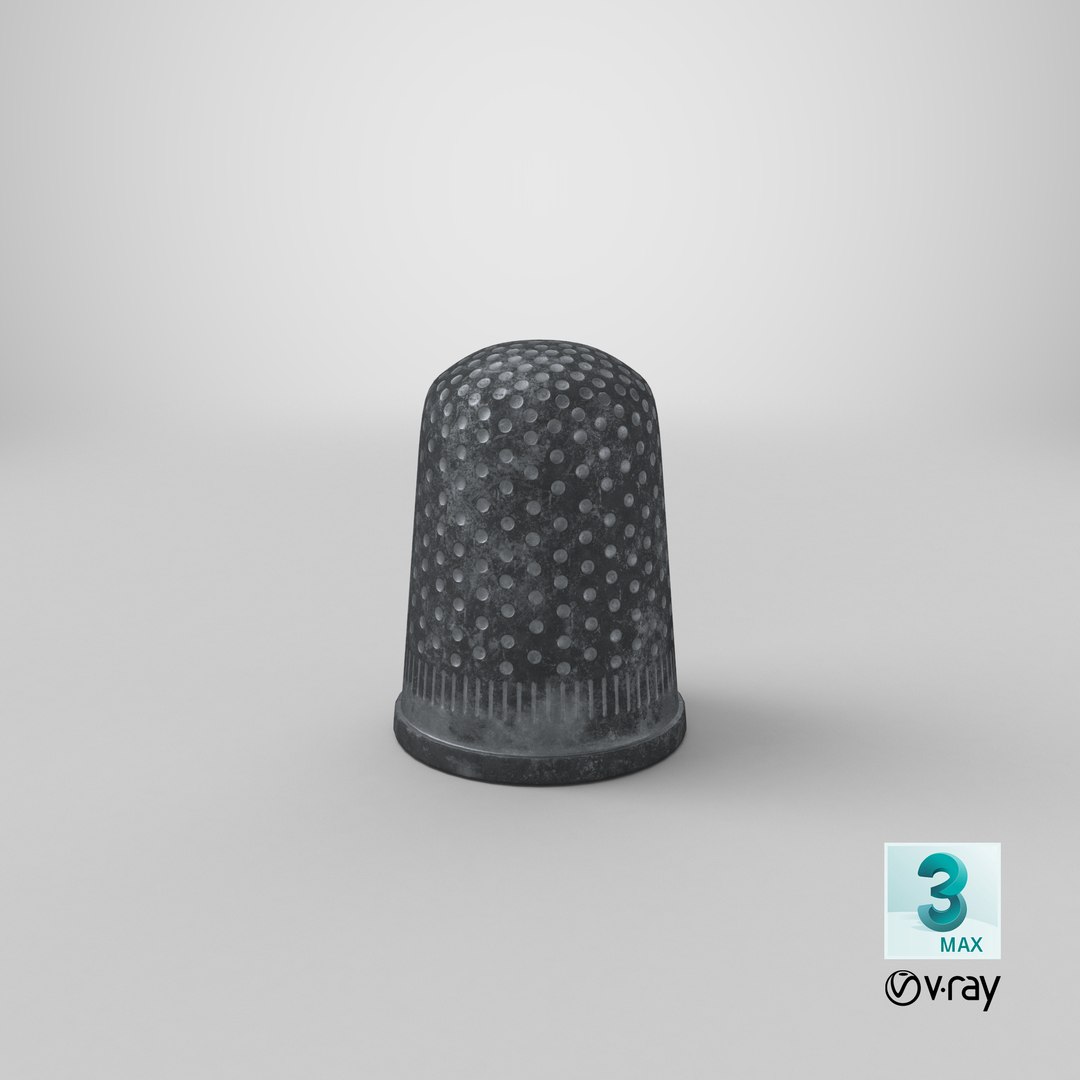 3d monopoly thimble - model