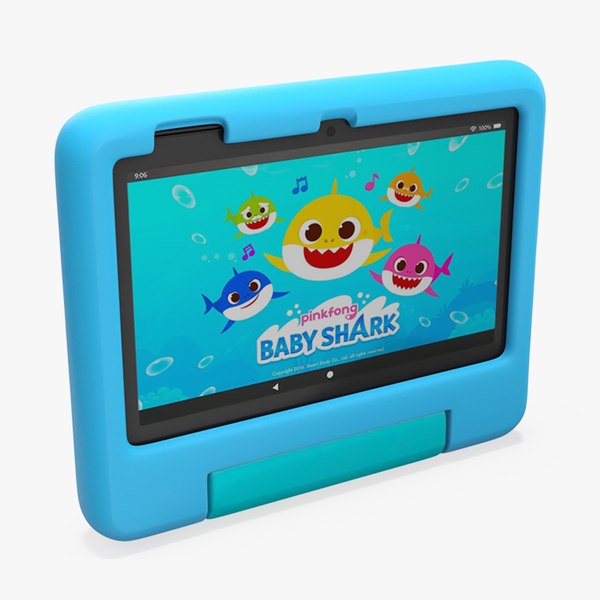 modelo 3d Tableta Amazon Fire 7 para niños azul - TurboSquid 2121426