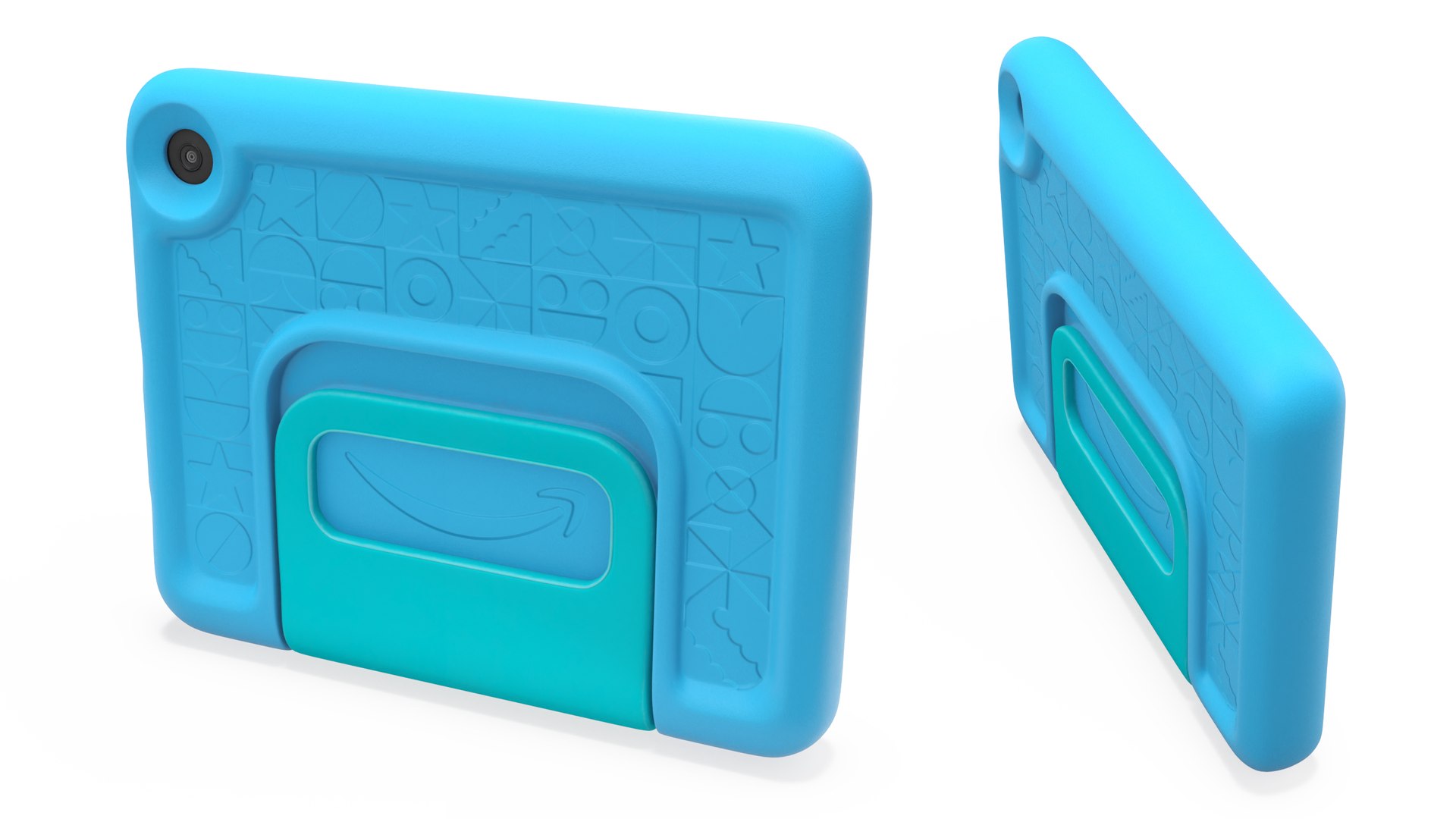 3D Amazon Fire 7 Kids Tablet Blue - TurboSquid 2121426