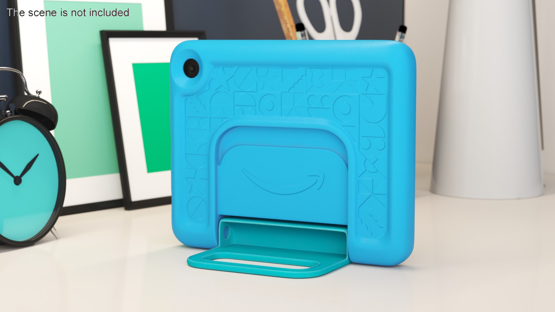 3D Amazon Fire 7 Kids Tablet Blue - TurboSquid 2121426