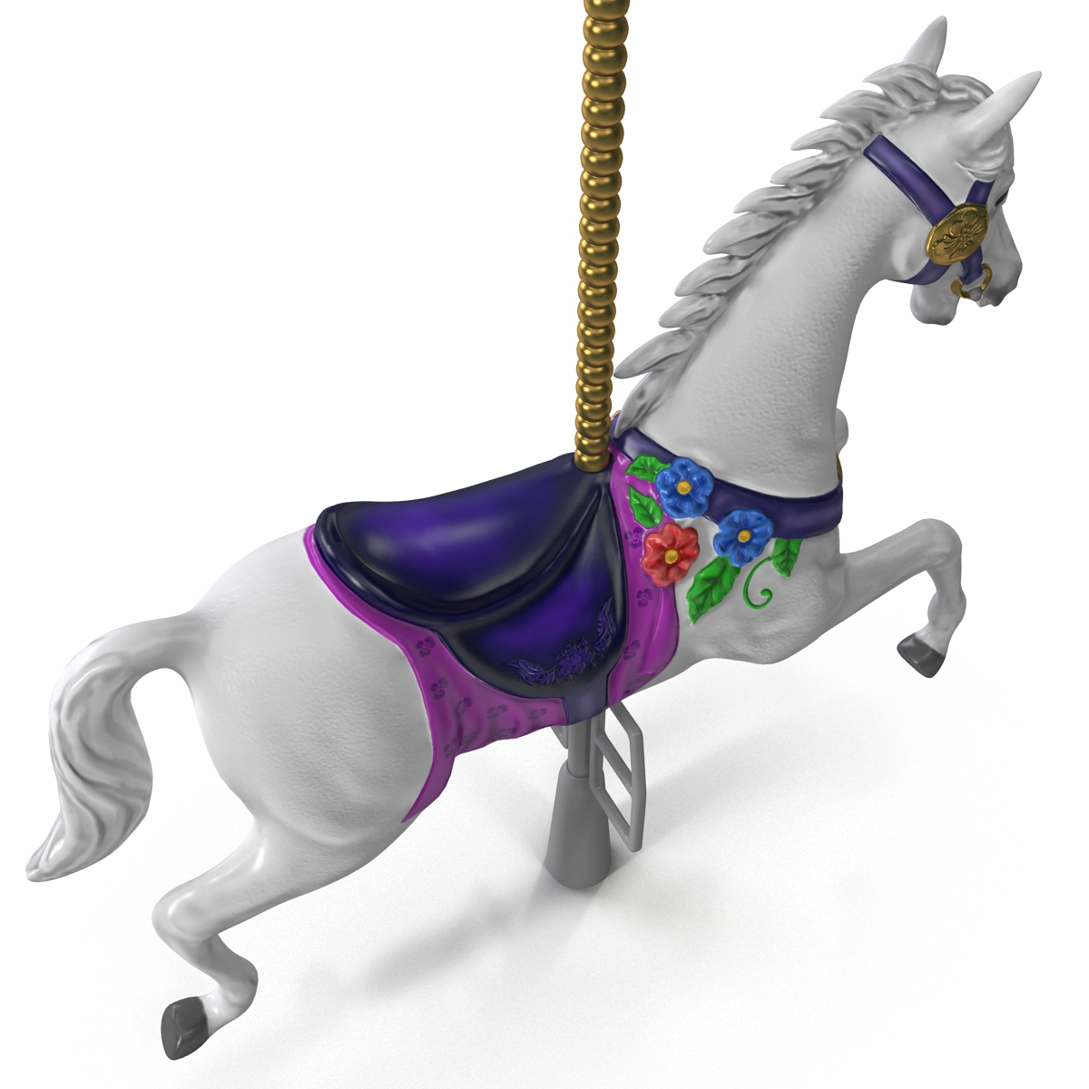3d carousel horse