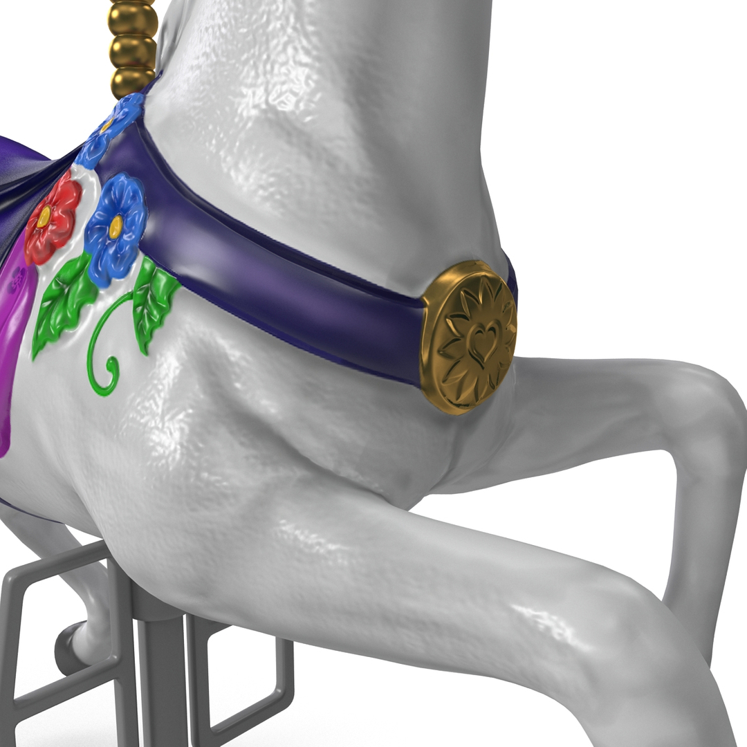 3d carousel horse