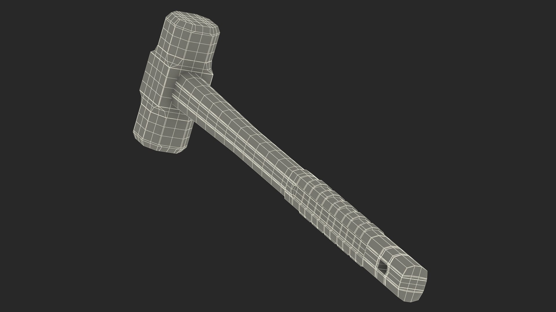 Gray Sledge Hammer 3D Model - TurboSquid 2133293