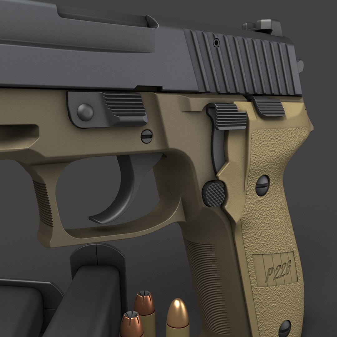 Sig Sauer P226 3d Max