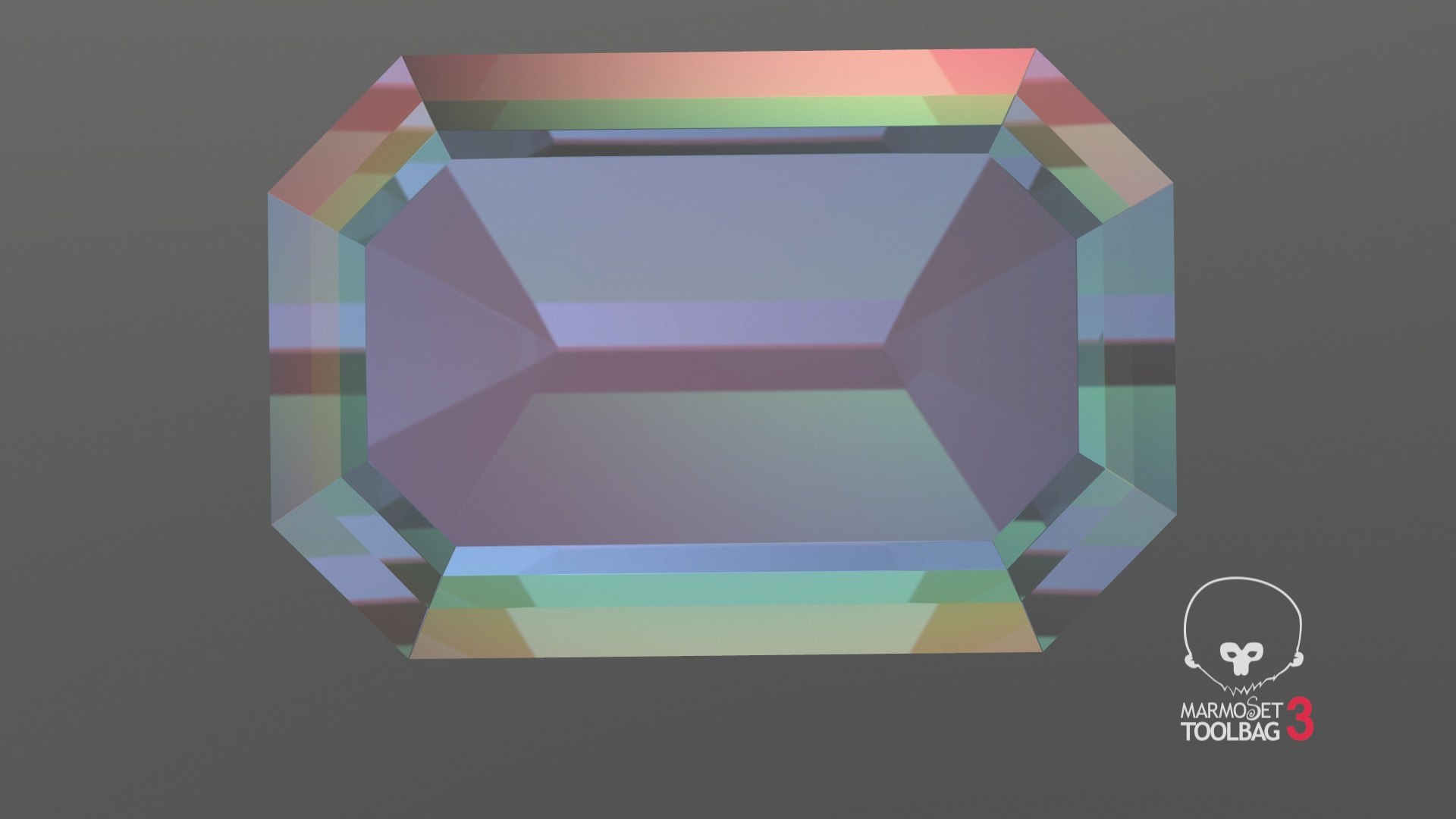3D Emerald Cut Diamond - TurboSquid 1840156