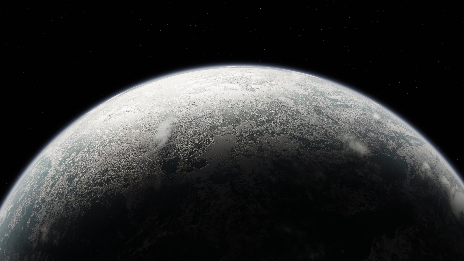 8K Fictional Ice Planet 11 3D Model - TurboSquid 1931156