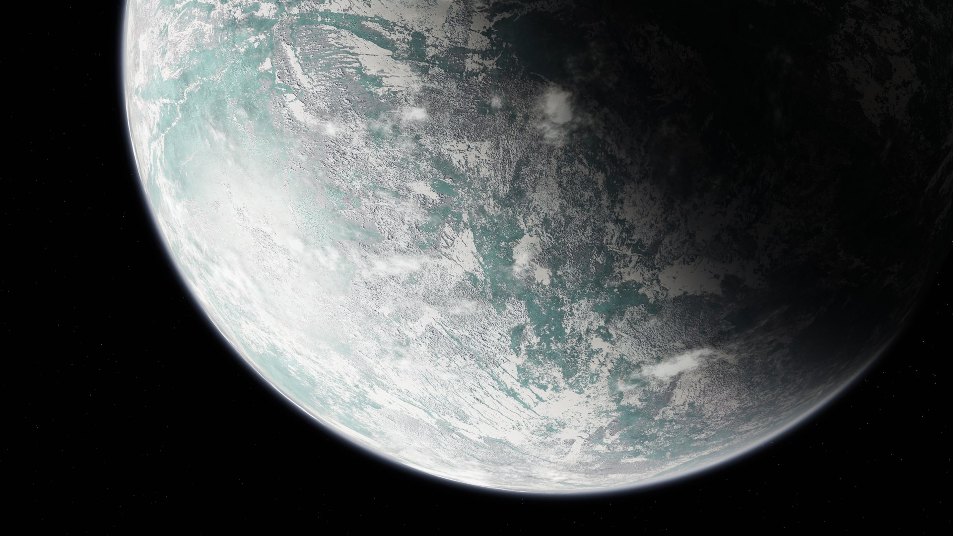 8K Fictional Ice Planet 11 3D Model - TurboSquid 1931156