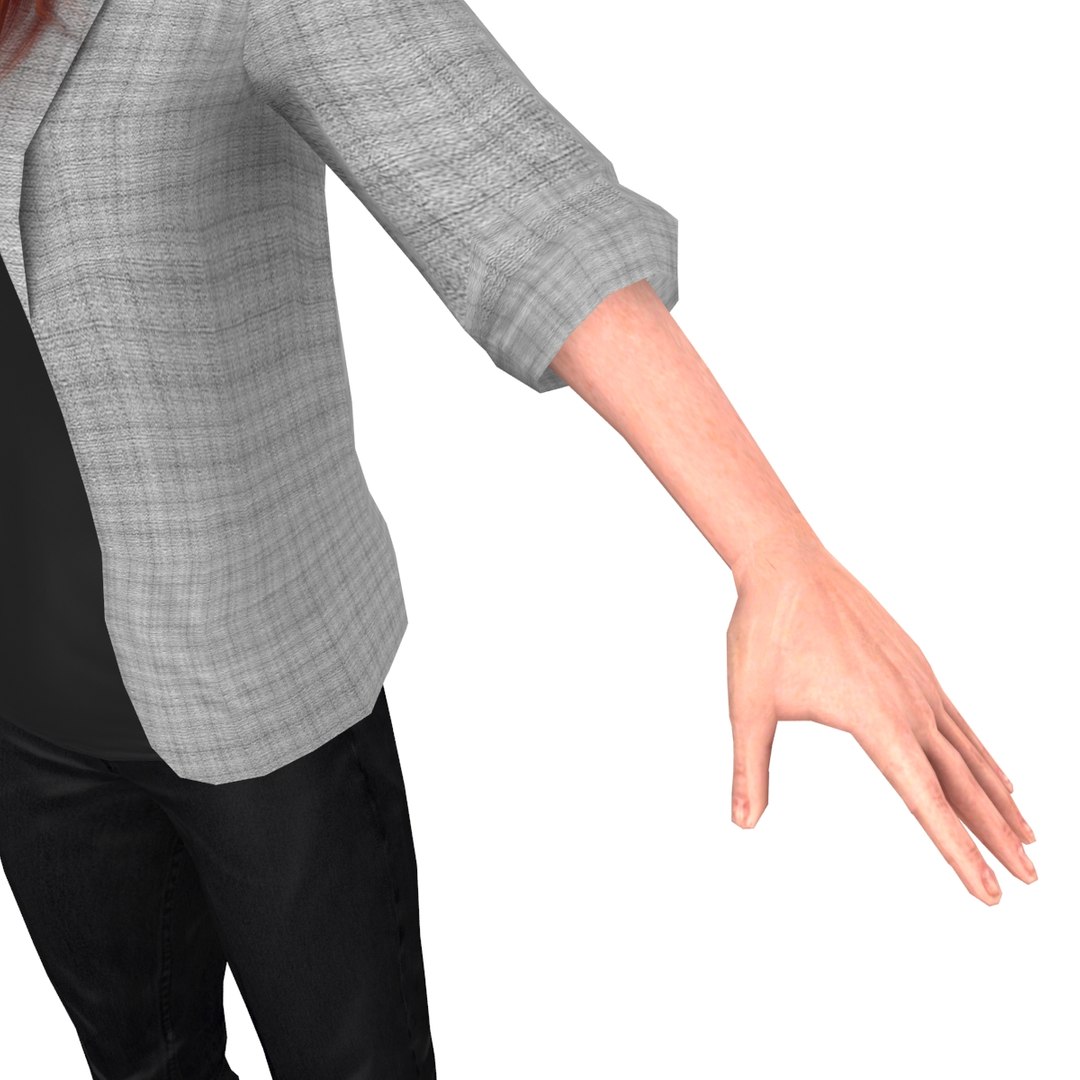 3D Casual Woman - TurboSquid 1310119