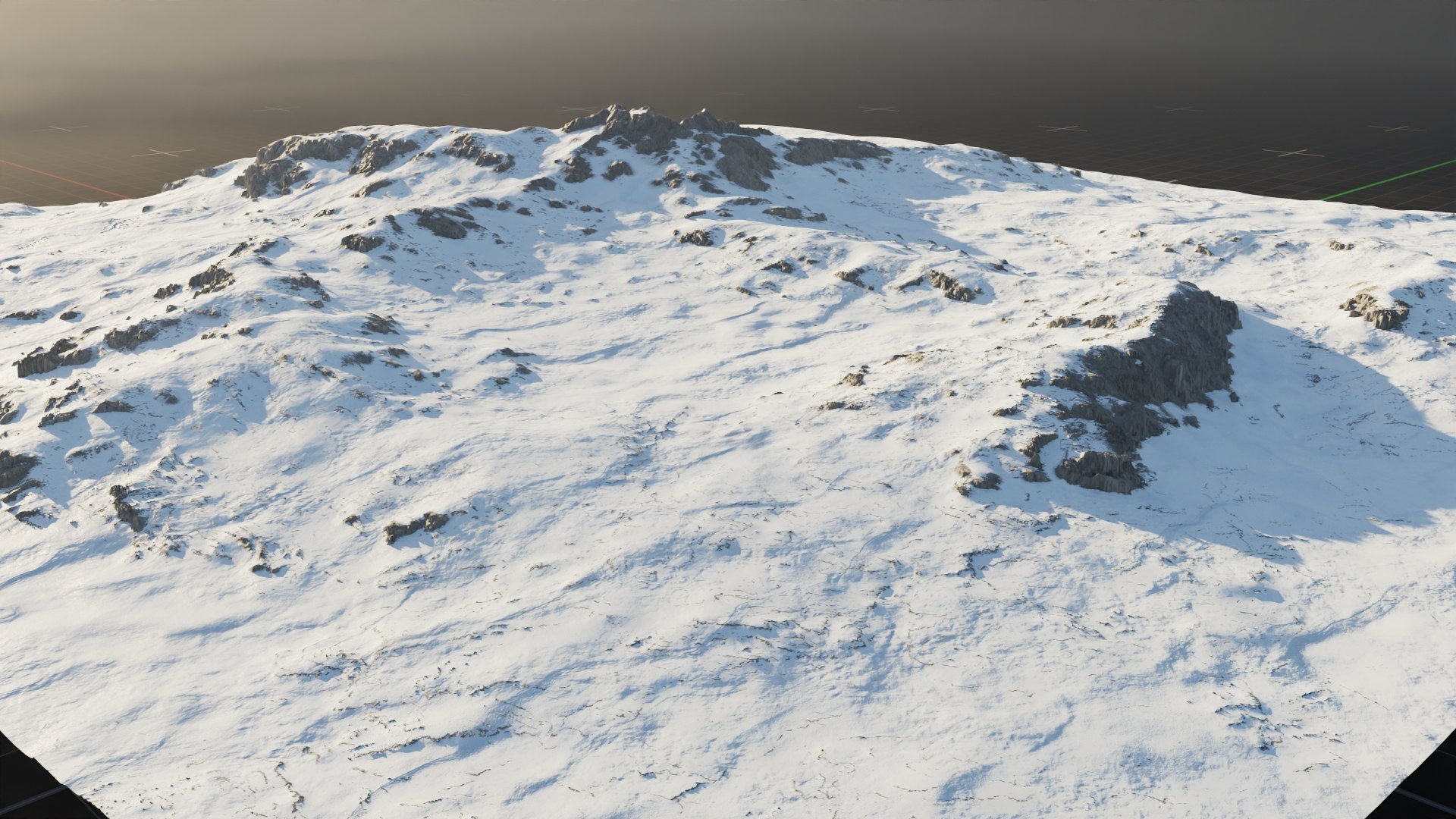 Tundra Mountain Terrain 1 3D - TurboSquid 2281984