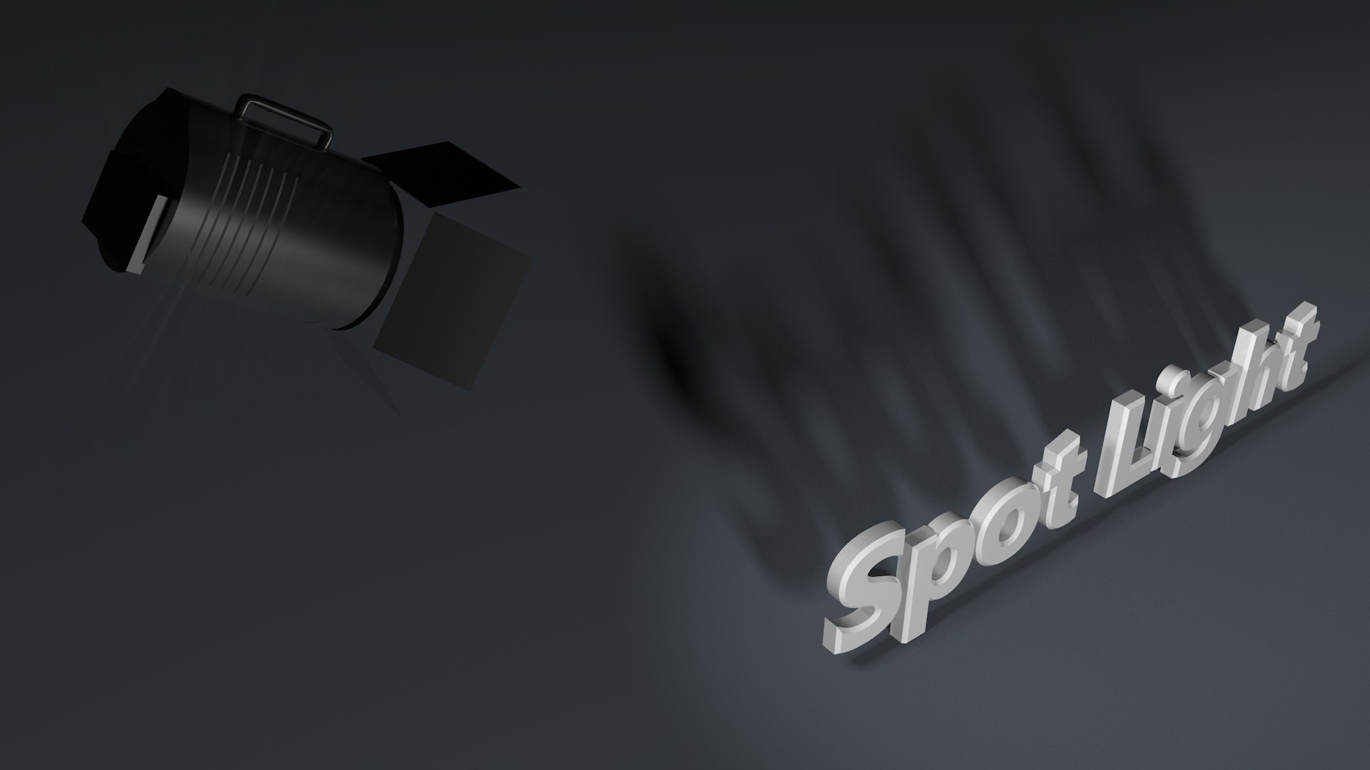 3d Model Spot Light