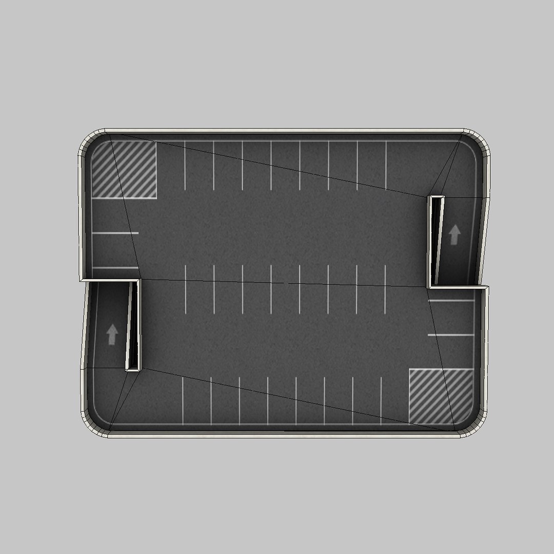 Parking Building 3d Model