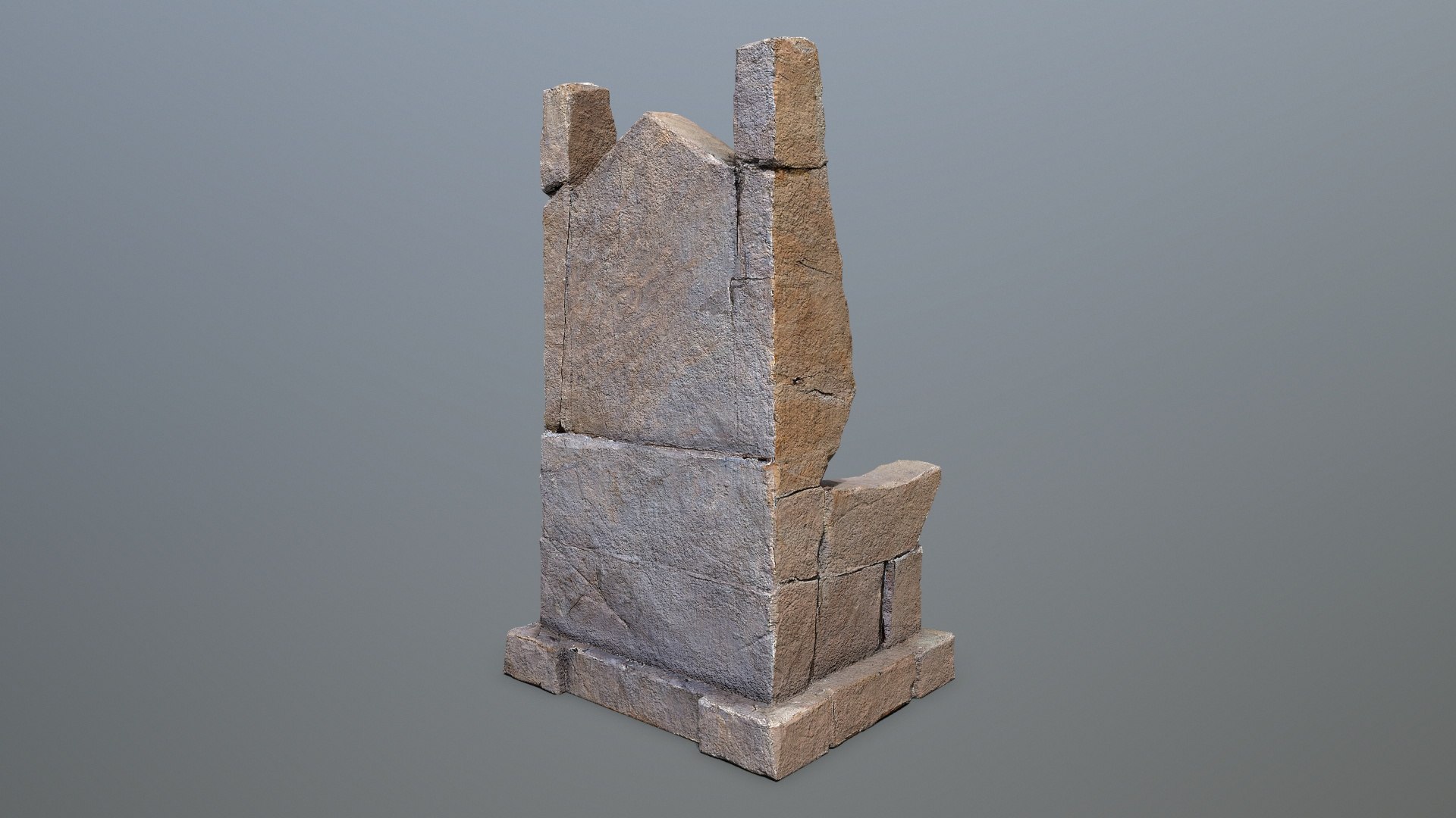 3D Stone Throne 2 - TurboSquid 2268852