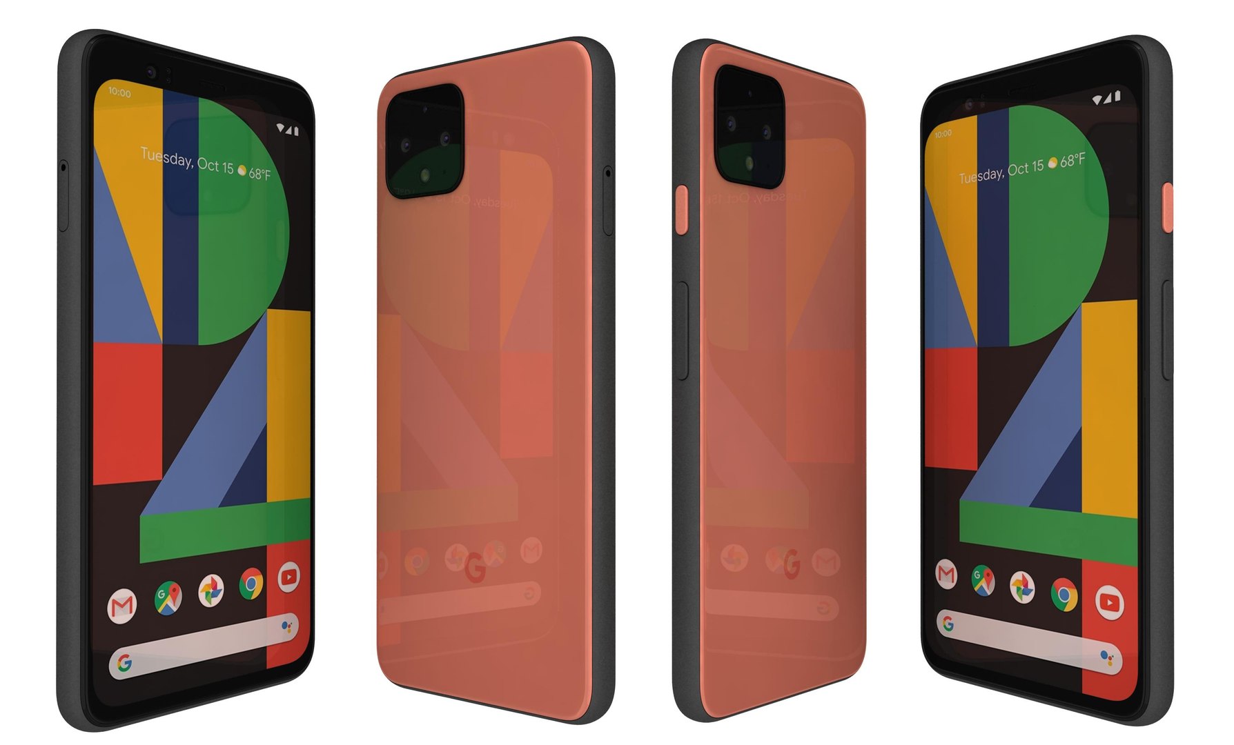3D Google Pixel 4 Colors - TurboSquid 1466598
