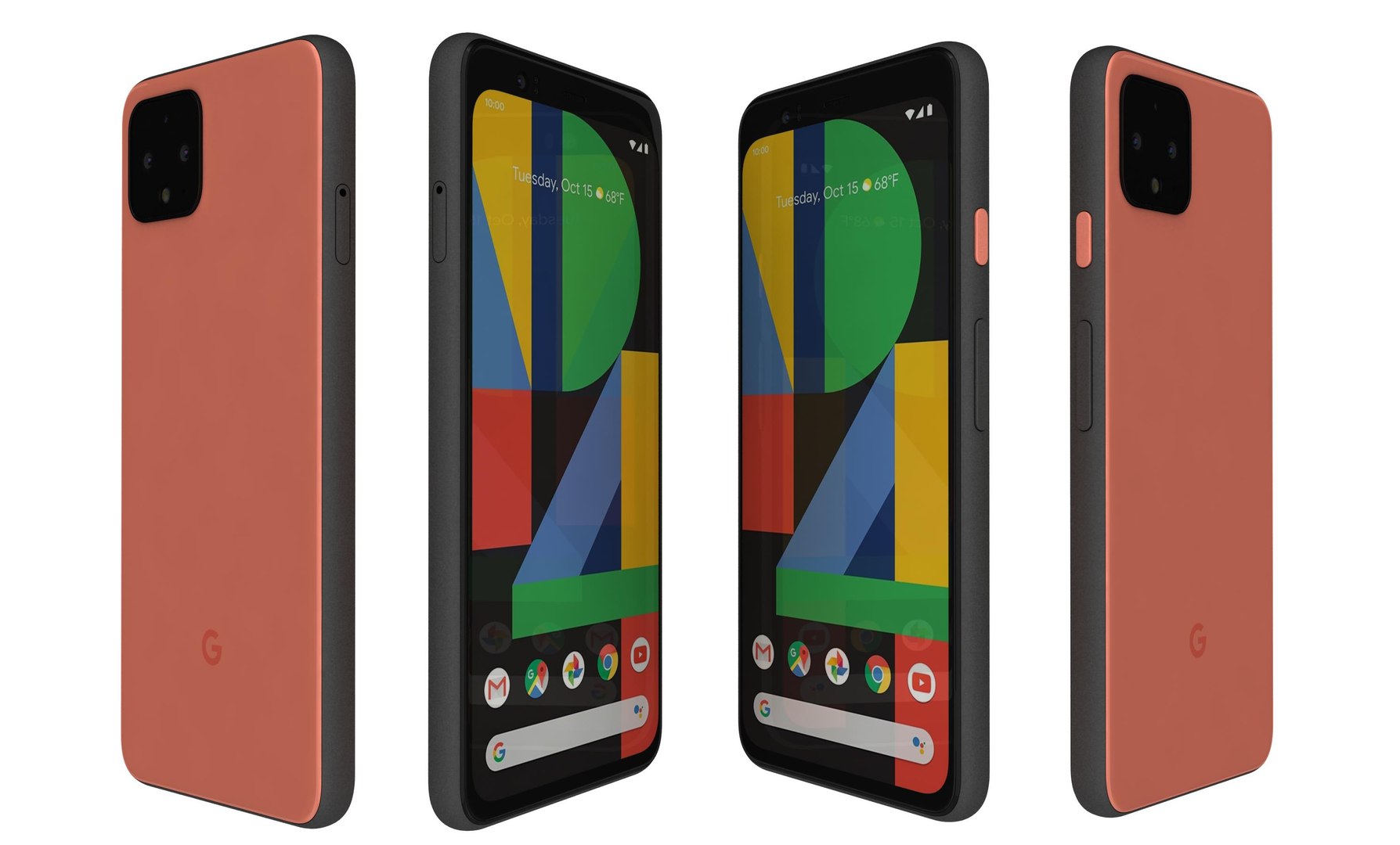 3D Google Pixel 4 Colors - TurboSquid 1466598