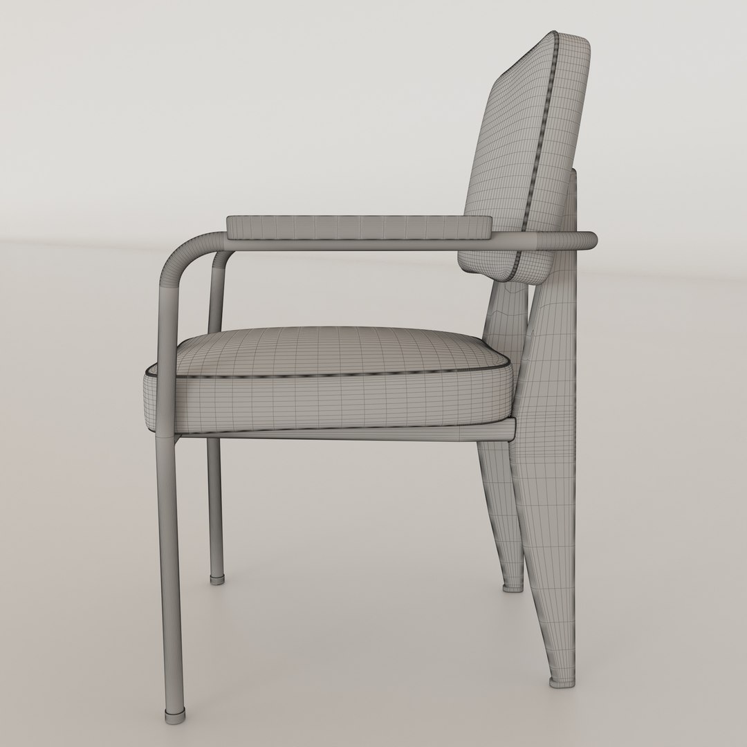 3D prouve chair design - TurboSquid 1701931
