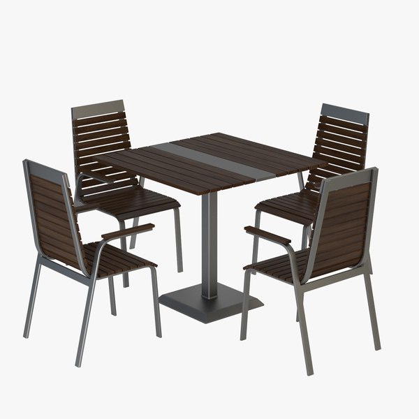 Outdoor cafe 3D - TurboSquid 1185629