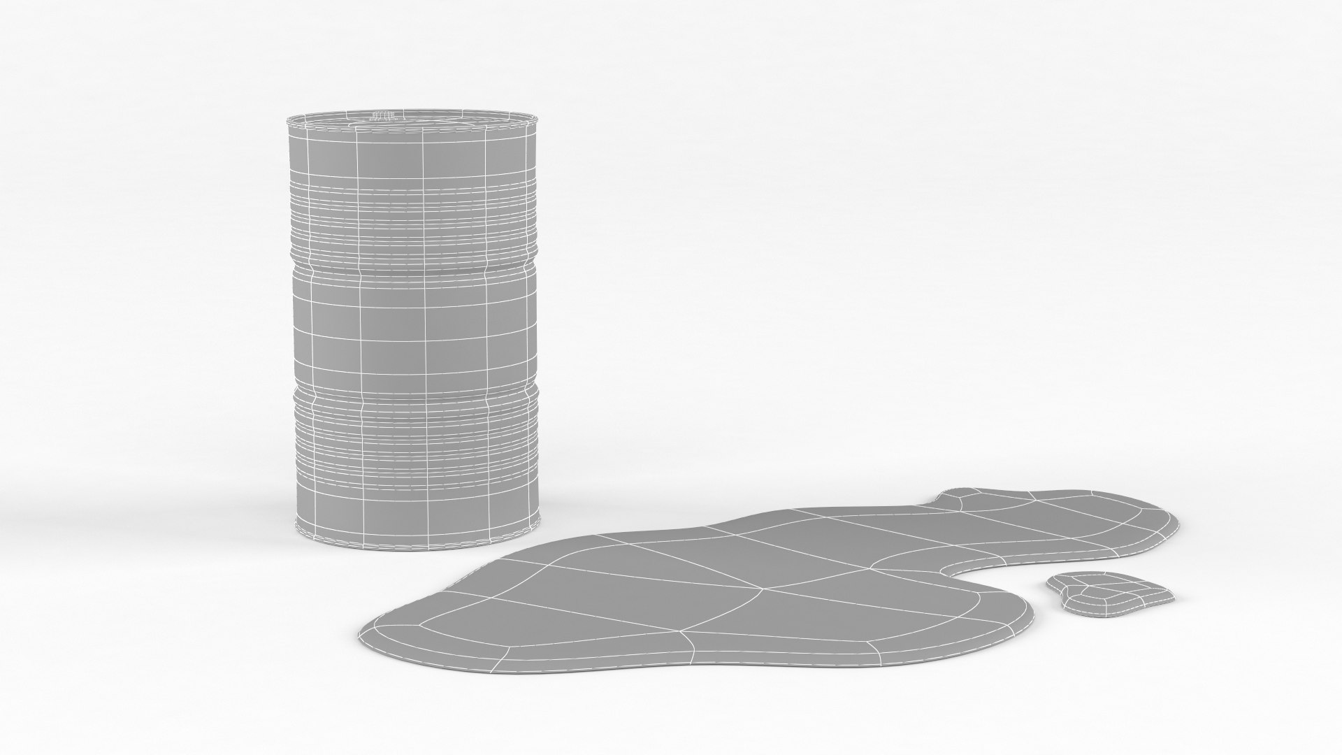 3D Oil Barrel - TurboSquid 1972213