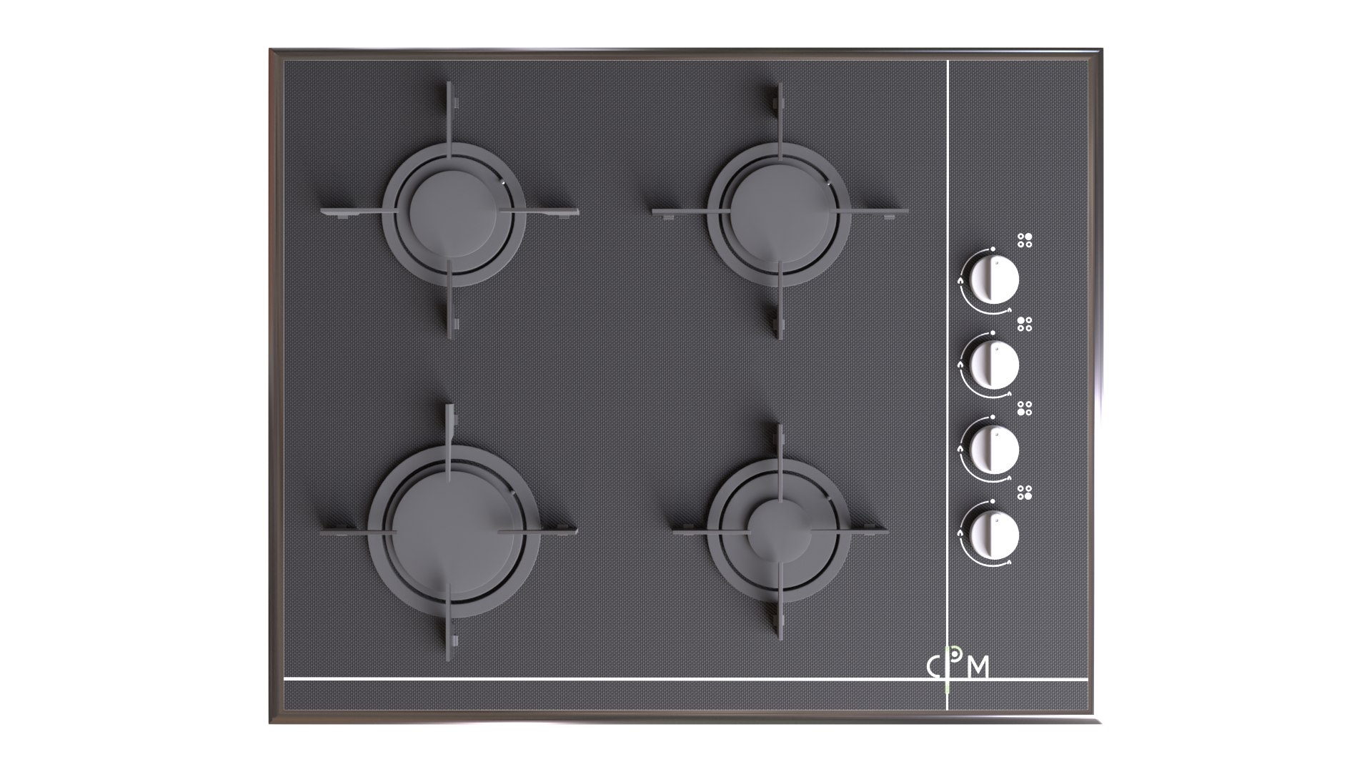 Cooktop - Built In Cooker M 2 Model - TurboSquid 2203363