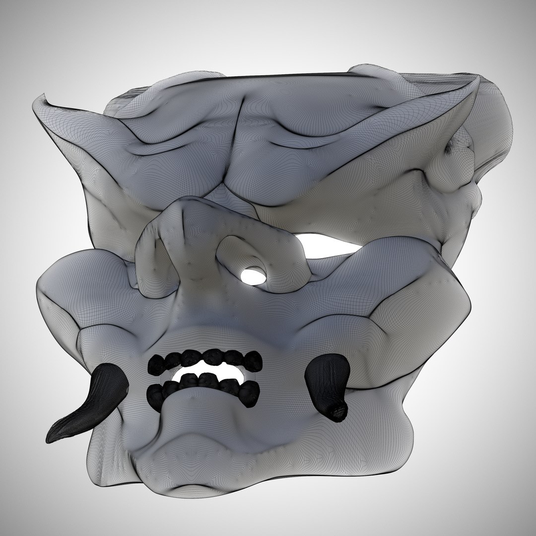 Blood Samurai Mask 3D Model - TurboSquid 1983614