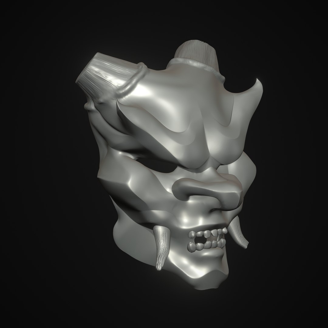 Blood Samurai Mask 3D Model - TurboSquid 1983614