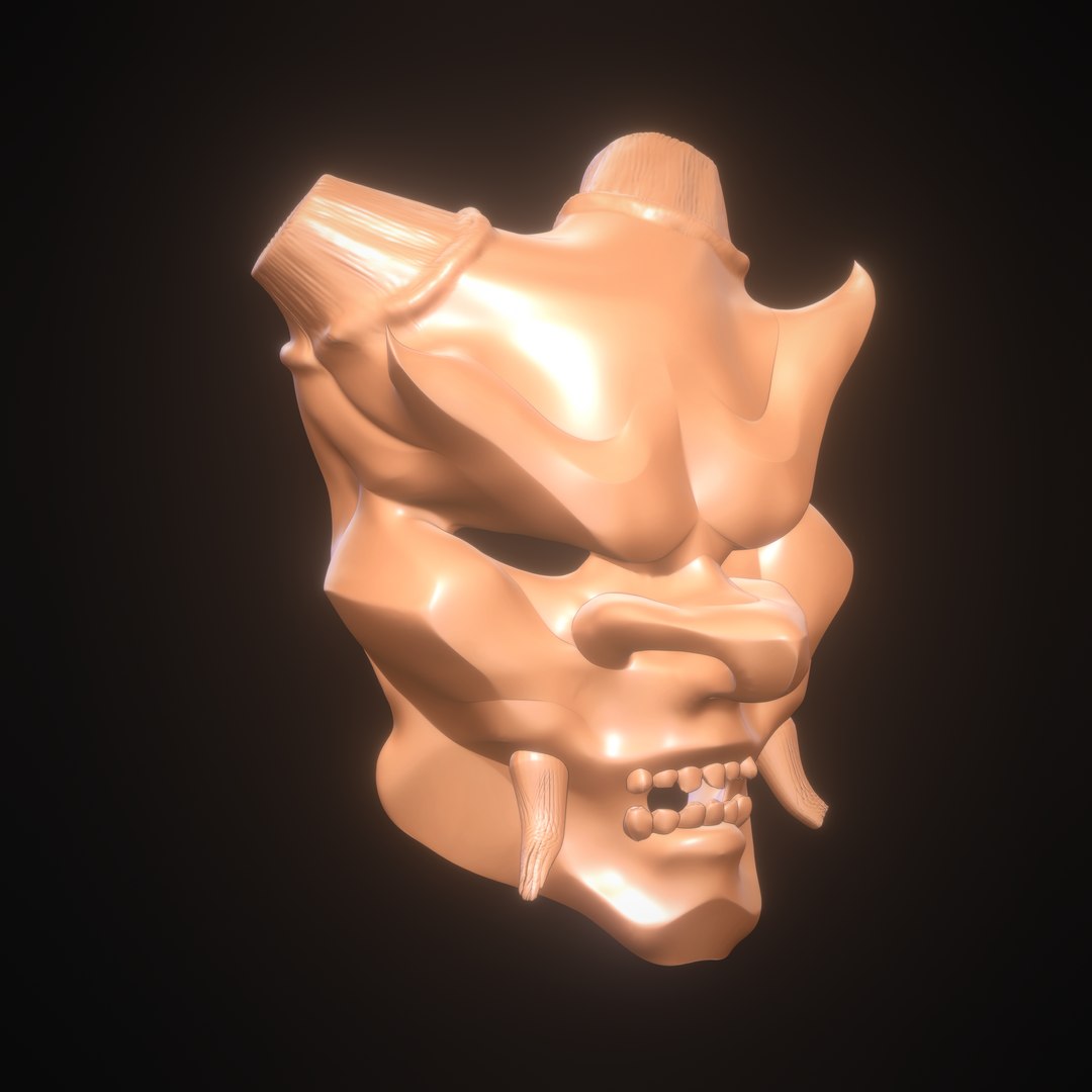Blood Samurai Mask 3D Model - TurboSquid 1983614