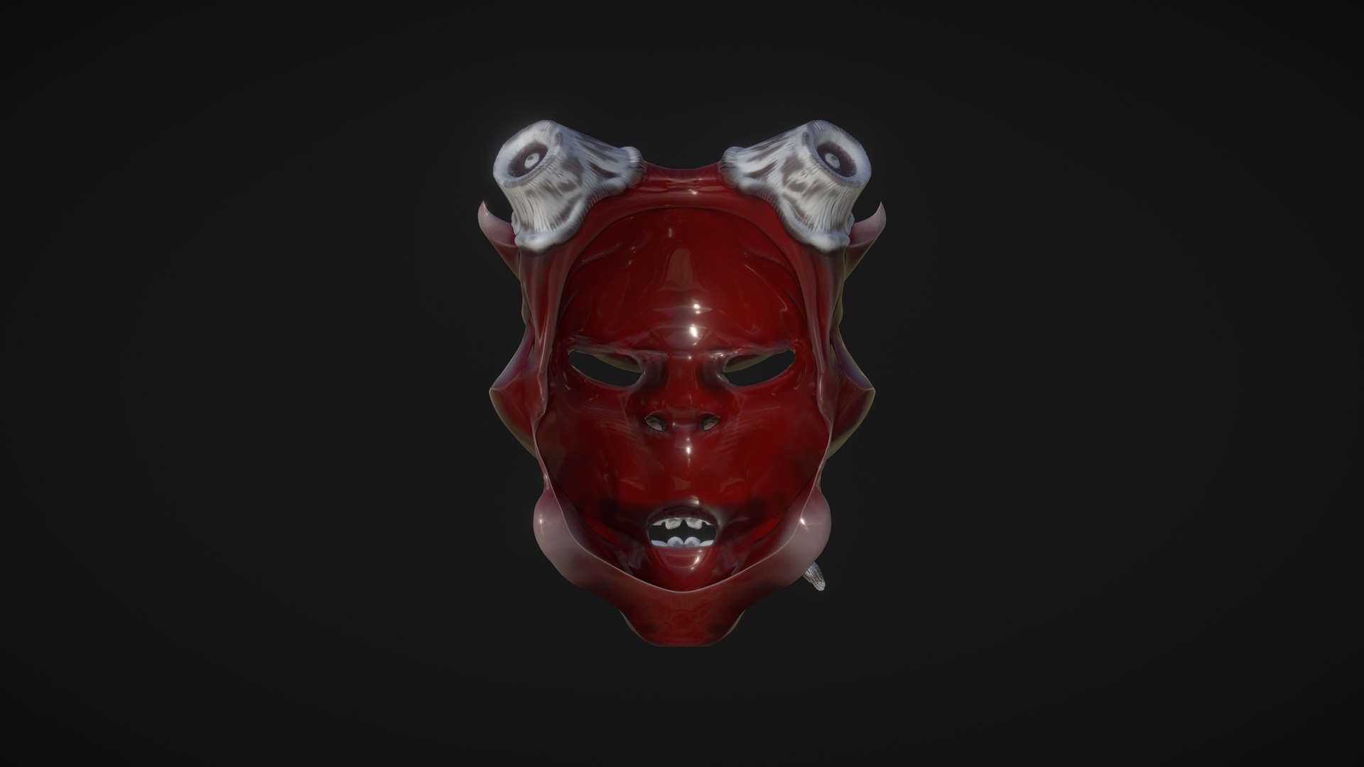 Blood Samurai Mask 3D Model - TurboSquid 1983614