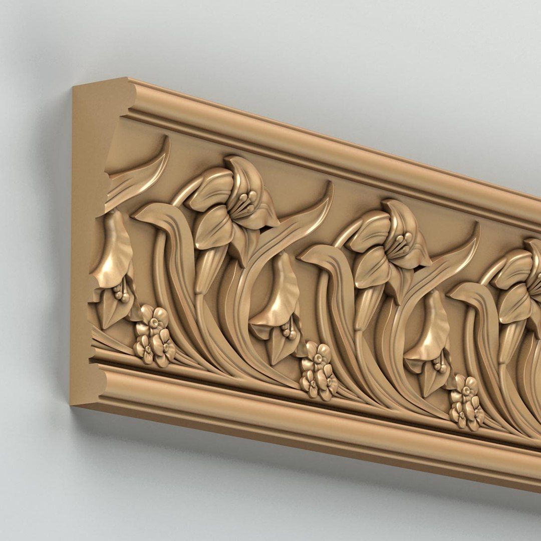 decorative molding 3d model