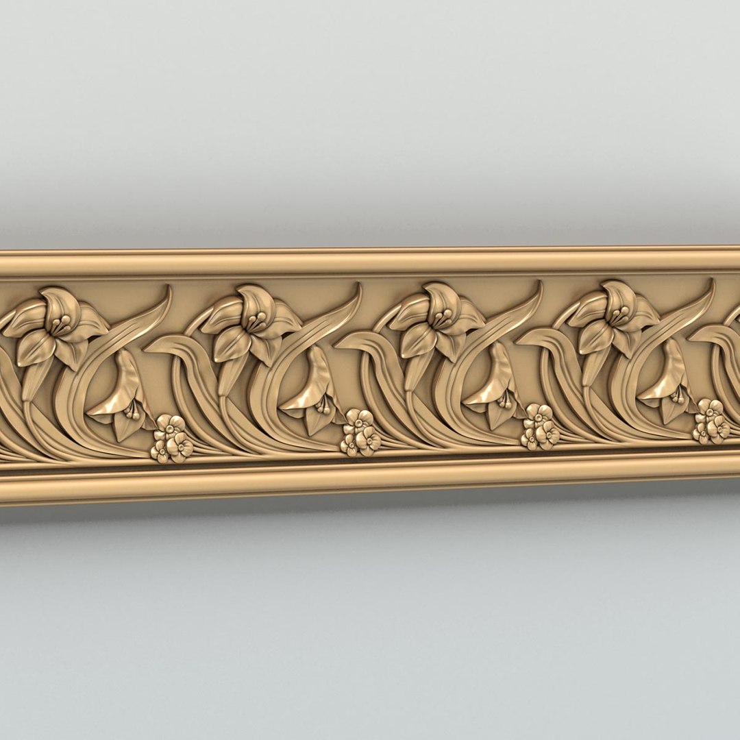 decorative molding 3d model